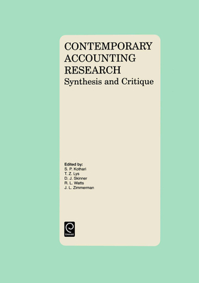 Contemporary Accounting Research: Synthesis and Critique - ISBN13 ...